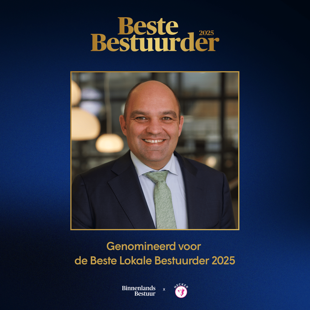 Danny Dingemans genomineerd voor Beste Bestuurder – Gemeente Moerdijk